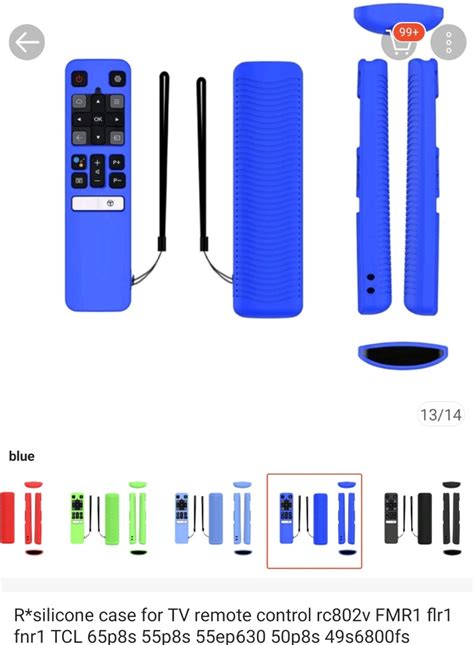 Tcl Remote Silicone Case Tv And Home Appliances Tv And Entertainment Tv