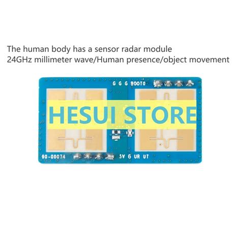 Hlk Ld1125h 24g радарный модуль миллиметрового диапазона датчик дыхания мобильный детектор