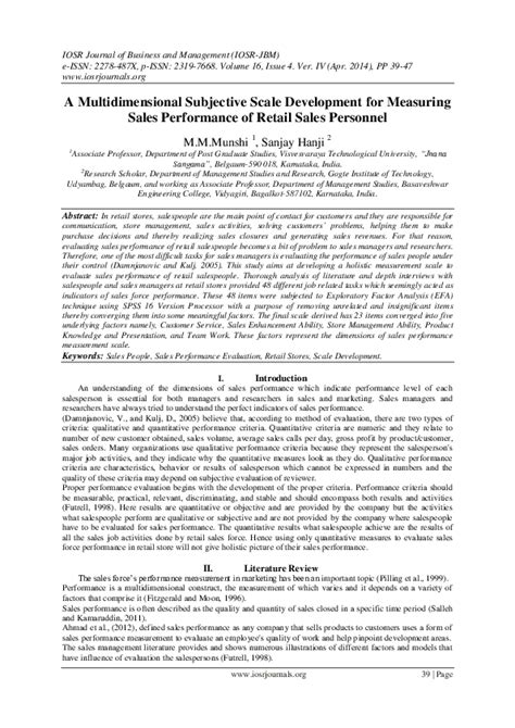 pdf a multidimensional subjective scale development for measuring