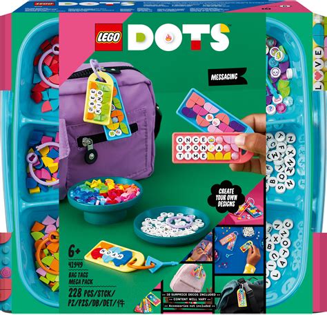 Конструктор LEGO DOTS Мегапак брелків: повідомлення (41949) купити в ...