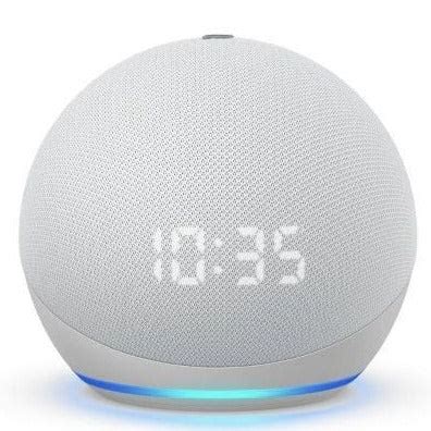 Amazon Alexa Speaker Echo Dotclock Silver B7w644
