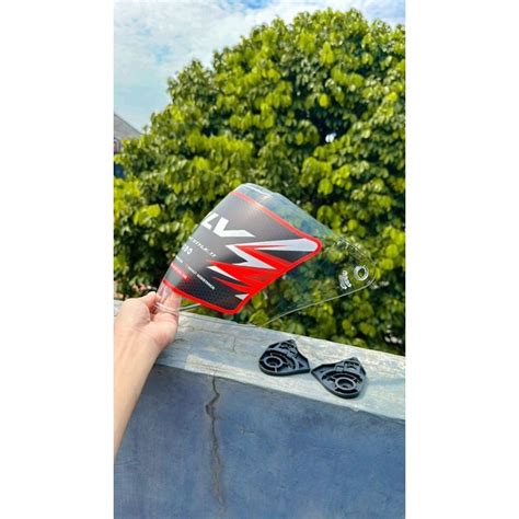Jual Kaca Flat Visor Helm Alv Ultron Alv Ultron Pro Hitam Bening Silver Blue Red Ready Shopee