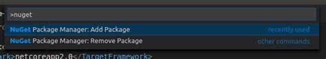 Install A Nuget Package In Visual Studio Code Stack Overflow