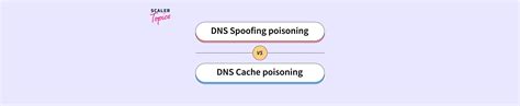 DNS Spoofing DNS Cache Poisoning Scaler Topics