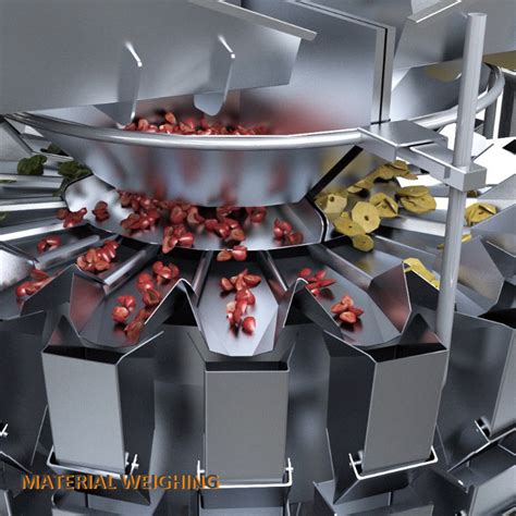 Multihead Weigher Packing Machine For Dried Fruits And Vegetables