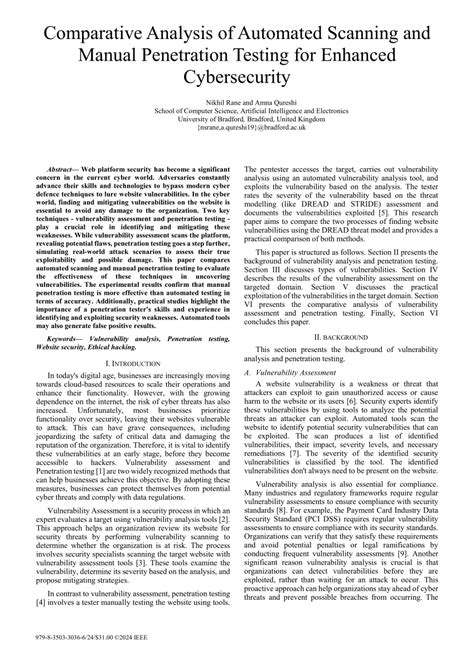 pdf comparative analysis of automated scanning and manual penetration