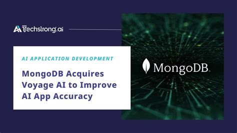 Ai Mongodb Datamanagement Machinelearning Techstrongai
