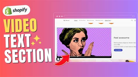 Shopify Video With Text Custom Section 🤩boost Customers Experience