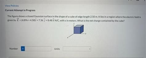 Solved The Figure Shows A Closed Gaussian Surface In The Chegg