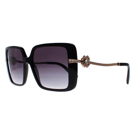 Bvlgari Sunglasses Bv8243b 5018g Black Grey Gradient Discounted
