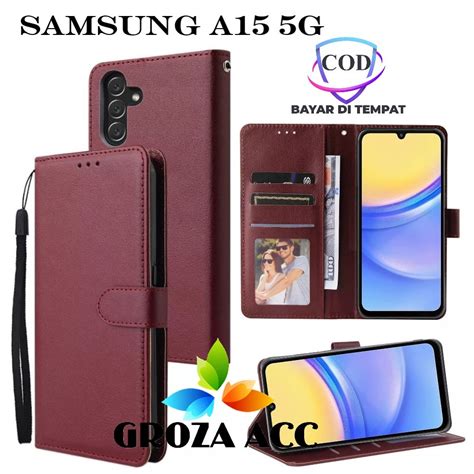 Jual Flip Case Samsung A G Case Wallet Kulit Casing Dompet Case Wallet Leather Flip Case