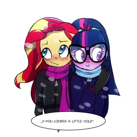 Pin On Sunset Shimmer X Twilight Sparkle