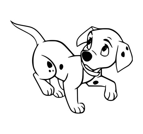 Piccolo Dalmata Da Colorare Scarica Stampa O Colora Subito Online