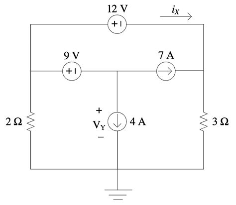 Solved Find ALL Unknowns Using Both Mesh And Nodal Analysis Chegg