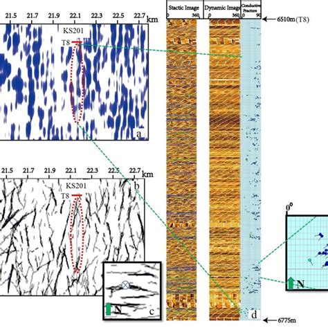 Seismic Diffraction Attributes And Borehole Image Log Profiles Across Download Scientific