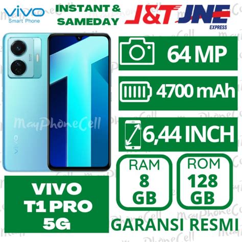 Jual Vivo T1 Pro 5G Ram 8GB Internal 128GB Handphone Baru Imei Terdaftar Kemenperin Original
