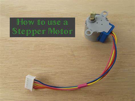how to use a stepper motor stepper motor arduino arduino projects