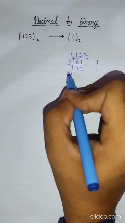 decimal to binary conversion logical conversions brevilearning