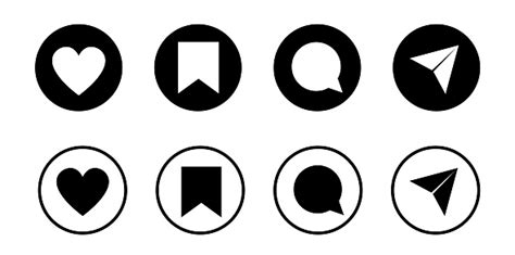 좋아요 댓글 공유 및 저장 아이콘 벡터 소셜 미디어 소셜 미디어 플랫 아이콘입니다 벡터 일러스트 레이 션 매스컴에 대한 스톡 벡터 아트 및 기타 이미지 Istock