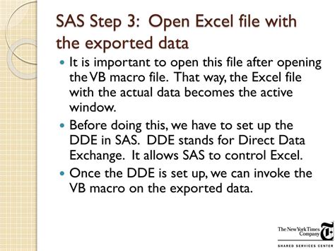 Ppt Sas Code To Export And Create Pivot Tables In Excel 2007