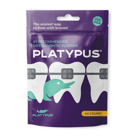 Platypus Orthodontic Flossers For Braces 40ct