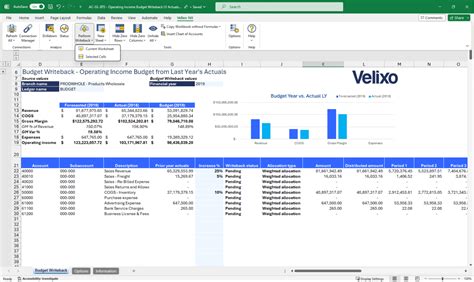Excel Reporting Budgeting And Automation For Acumatica Velixo