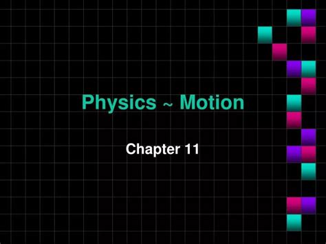 PPT Physics Motion PowerPoint Presentation Free Download ID 1969885