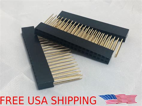 Raspberry Pi Stacking Gpio Header 2×20 40p 2 54 0 1 40 Pin Female