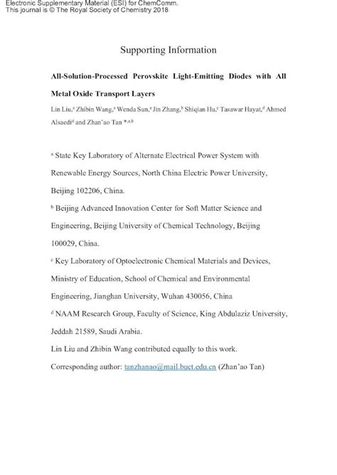 Pdf Metal Oxide Transport Layers Supporting Information All Metal