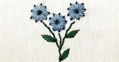 My Craft Works Two Colour Lazy Daisy Flower Design