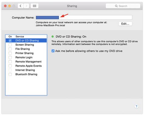 finding computer name on a mac oit knowledge base