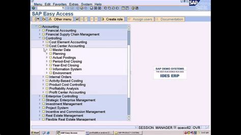 Sap Product Costing Configuration Create Actvity Types Sap Data