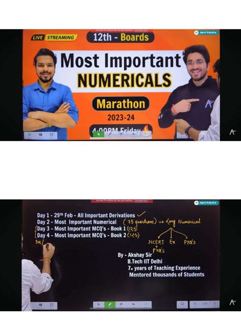 Most Important Numericals Class 12 Physics Boards Exam 2023 24 For Topping The Class Pdf