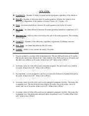 Week 1 GP And GTPAL Doc GP GTPAL Gravida G Number Of Times A Woman Has Been Pregnant