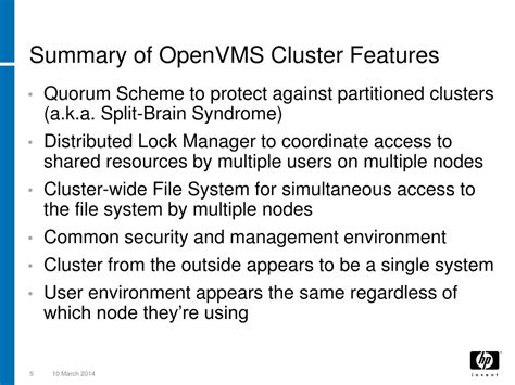 Ppt Openvms Cluster Internals And Data Structures And Using Openvms