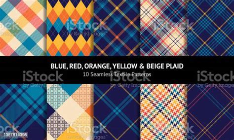 격자 무늬 세트 화려한 파란색 오렌지 레드 옐로우 베이지 색 매끄러운 봄 봄 겨울 타탄 체크 격자 무늬 플란넬 셔츠 스커트 드레스 재킷 다른 현대 패션 섬유 디자인 마름모