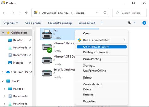 How To Set The Default Printer In Windows 11 10