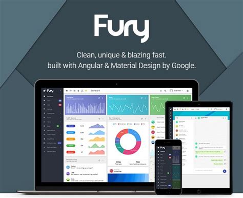 Fury Angular 16 Material Design Admin Template