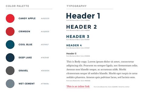 How To Create A Web Design Style Guide Style Guide Design Style