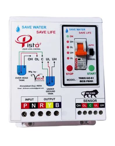Fully Automatic Water Level Controller Single Phase Liquid Level Controller With Running