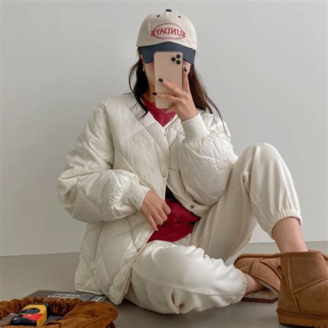 데이즈노카라퀼팅패딩5c 숏패딩 하프패딩 크롭패딩 롱패딩 누빔 웰론 꾸안꾸 에이블리