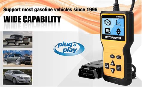 MOTOPOWER MP69033 Car OBD2 Scanner Code Reader Engine Fault Code Reader Scanner CAN Diagnostic ...