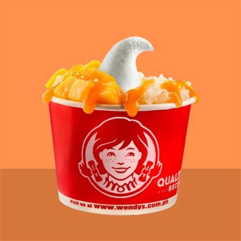 Wendy S New Mango Sticky Rice Frosty