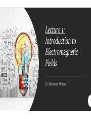 ELEC 3105 Fall 2023 Lecture1 Pdf Dr Mohamad Alzayed Note The