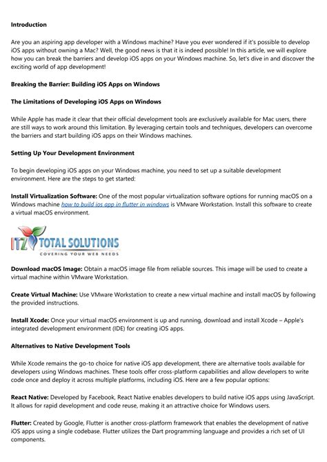 Ppt Breaking Barriers Developing Ios Apps On Your Windows Machine