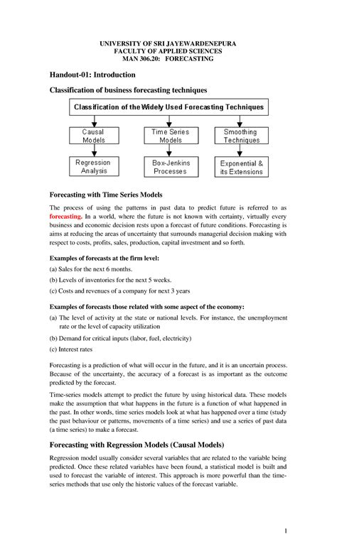Handout 1 Introduction University Of Sri Jayewardenepura Faculty Of Applied