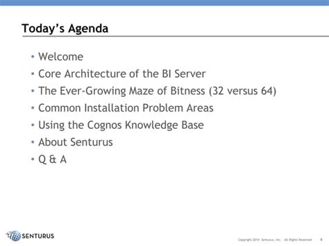 Installing Cognos Tips And Tricks From The Trenches PDF