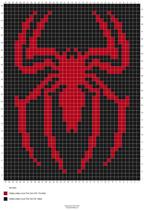 Spiderman Graph Graph Crochet Crochet Tapestry Tapestry Crochet Patterns