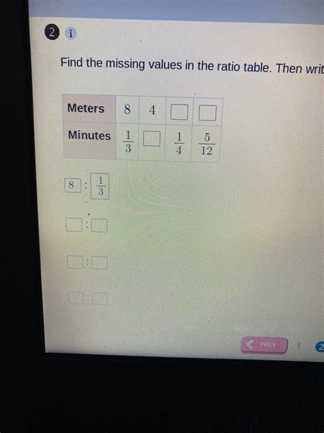 Answered Find The Missing Values In The Ratio Bartleby