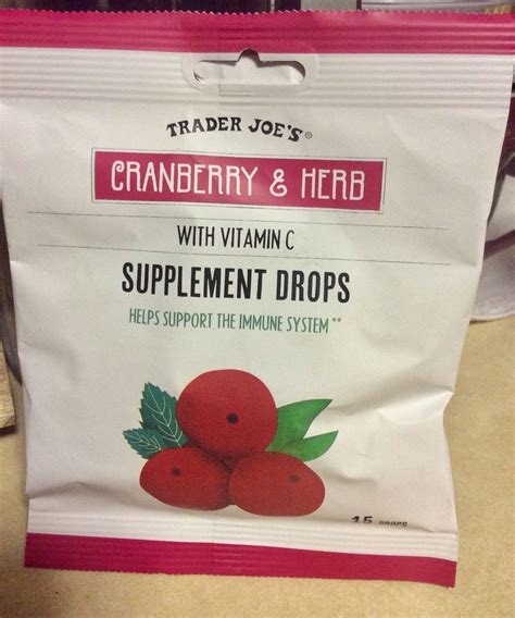 Boost Your Immunity With Trader Joes Cranberry Herb Supplement Drops
